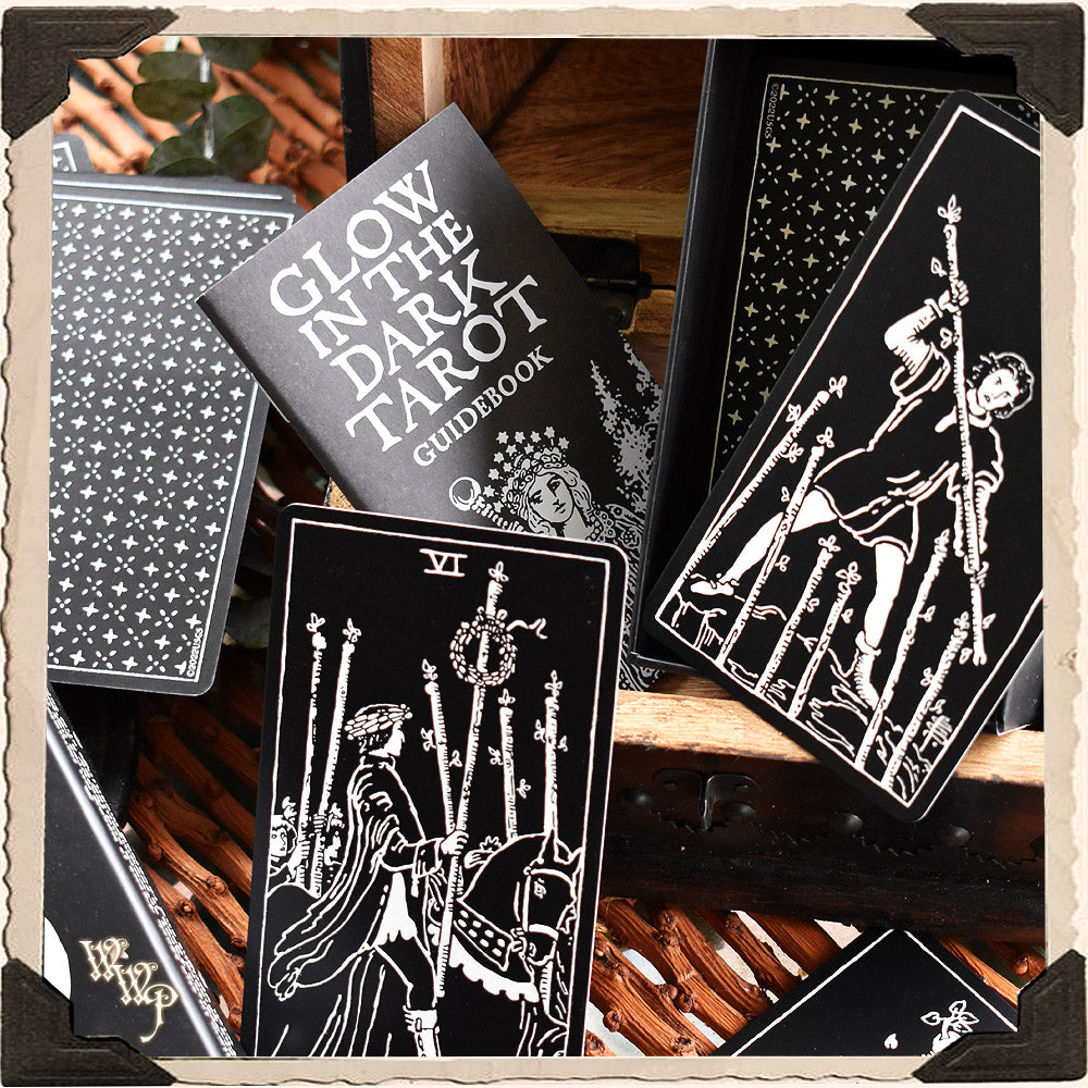 GLOW IN THE DARK TAROT CARD DECK. For Divine Guidance & Spiritual Mess ...