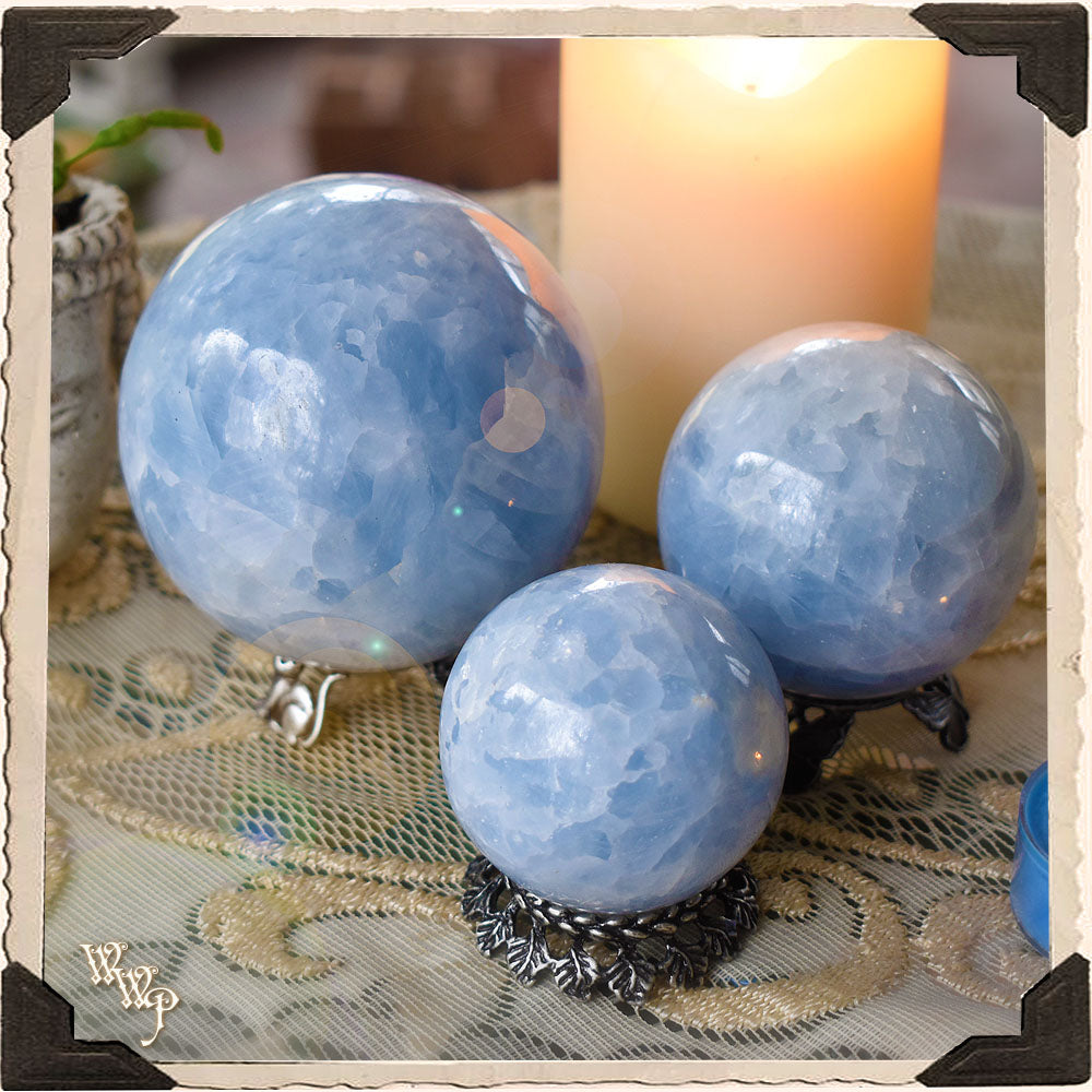 CELESTINE CRYSTAL SPHERE. For Divine Power, Soul Guidance & Meditation ...