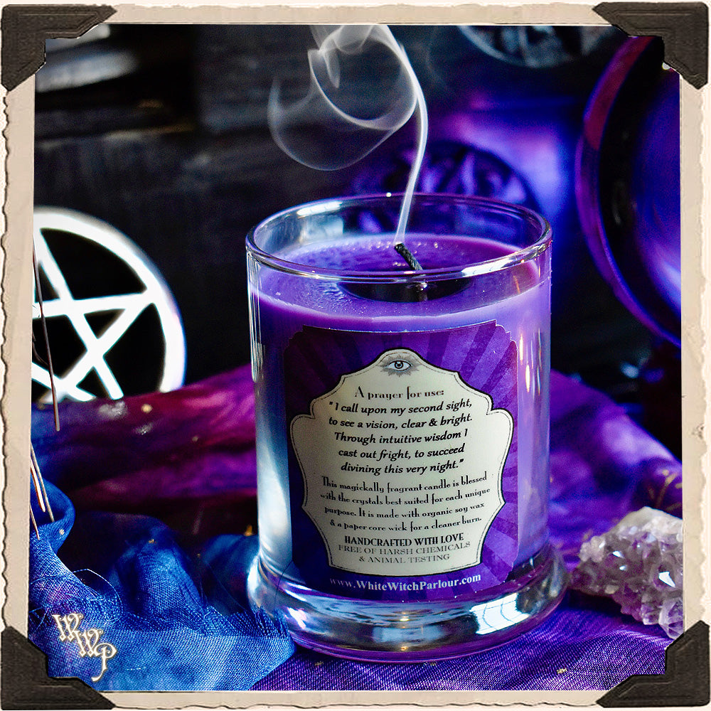 DIVINATION Elixir Apothecary CANDLE 7oz. For Seance, Psychic Awareness ...