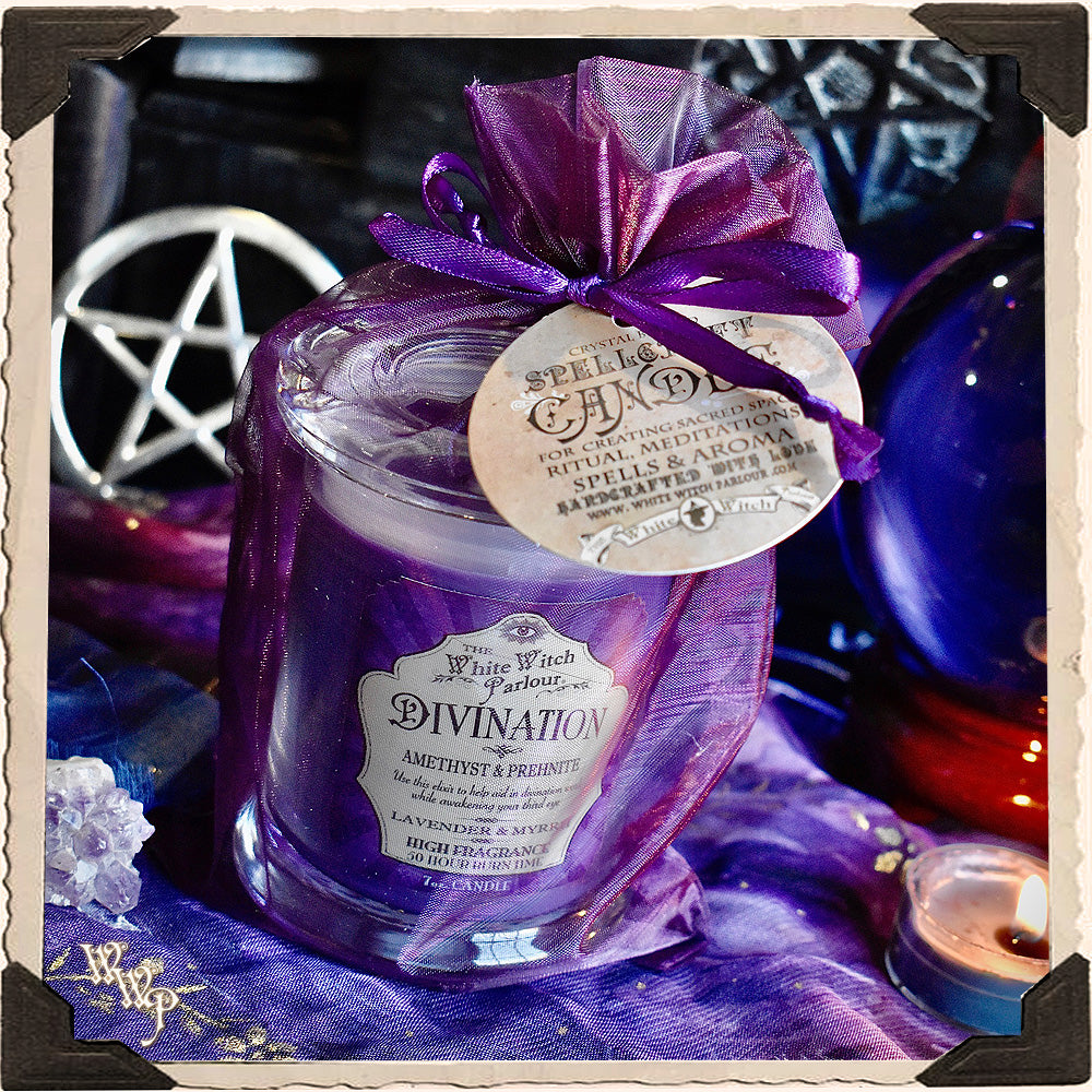DIVINATION Elixir Apothecary CANDLE 7oz. For Seance, Psychic Awareness ...