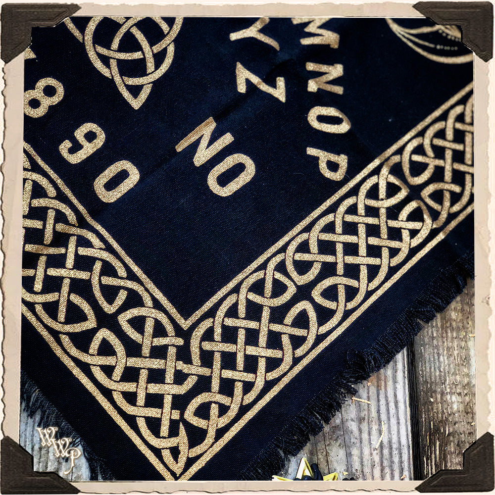 OUIJA ALTAR CLOTH SCRYING MAT. For Divination, Channeling & Spiritual ...