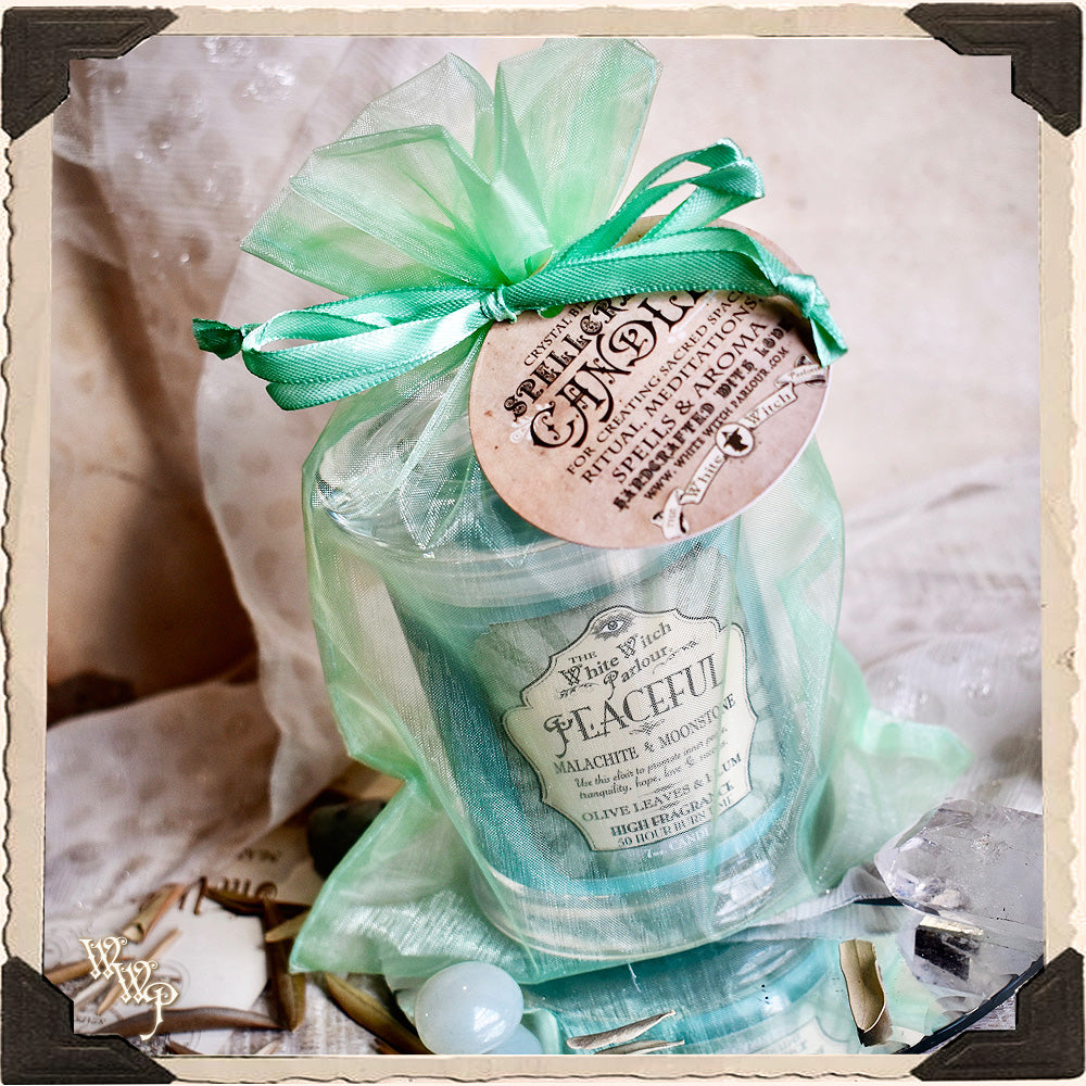 PEACEFUL Elixir Apothecary CANDLE 7oz. For Inner Peace, Tranquility ...