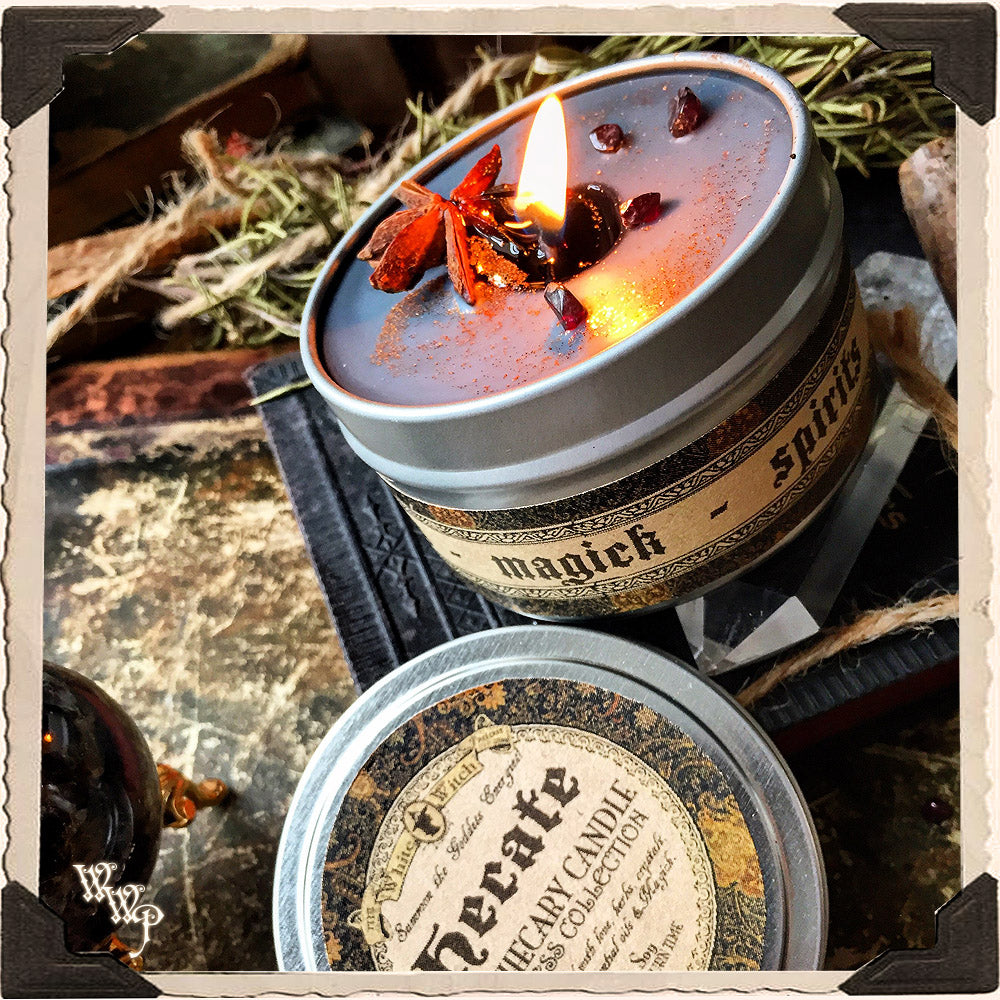 HECATE GODDESS CANDLE. 6 oz. For Mystery, Magick, Spirits, Witchcraft ...