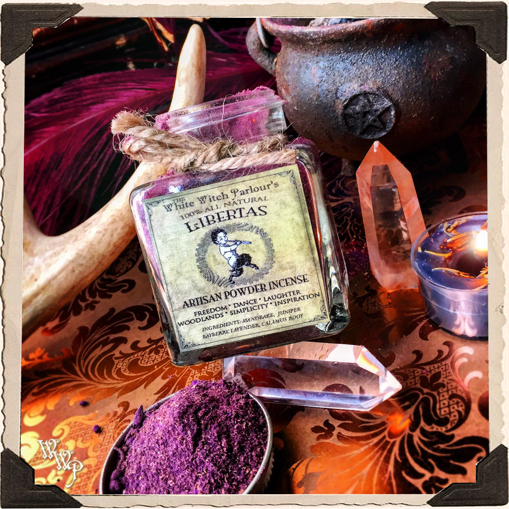 LIBERTAS POWDER INCENSE All Natural. For Freedom, Inspiration & Woodla ...